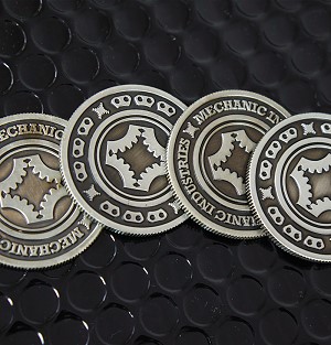 Mechanic Coin (Half Dollar/Gun Metal Grey) by Mechanic Industries ...
