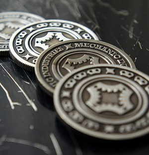 Mechanic Coin (Half Dollar/Gun Metal Grey) by Mechanic Industries ...